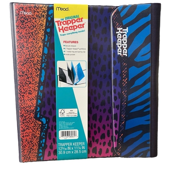 Mead | Office | New Animal Print Trapper Keeper | Poshmark